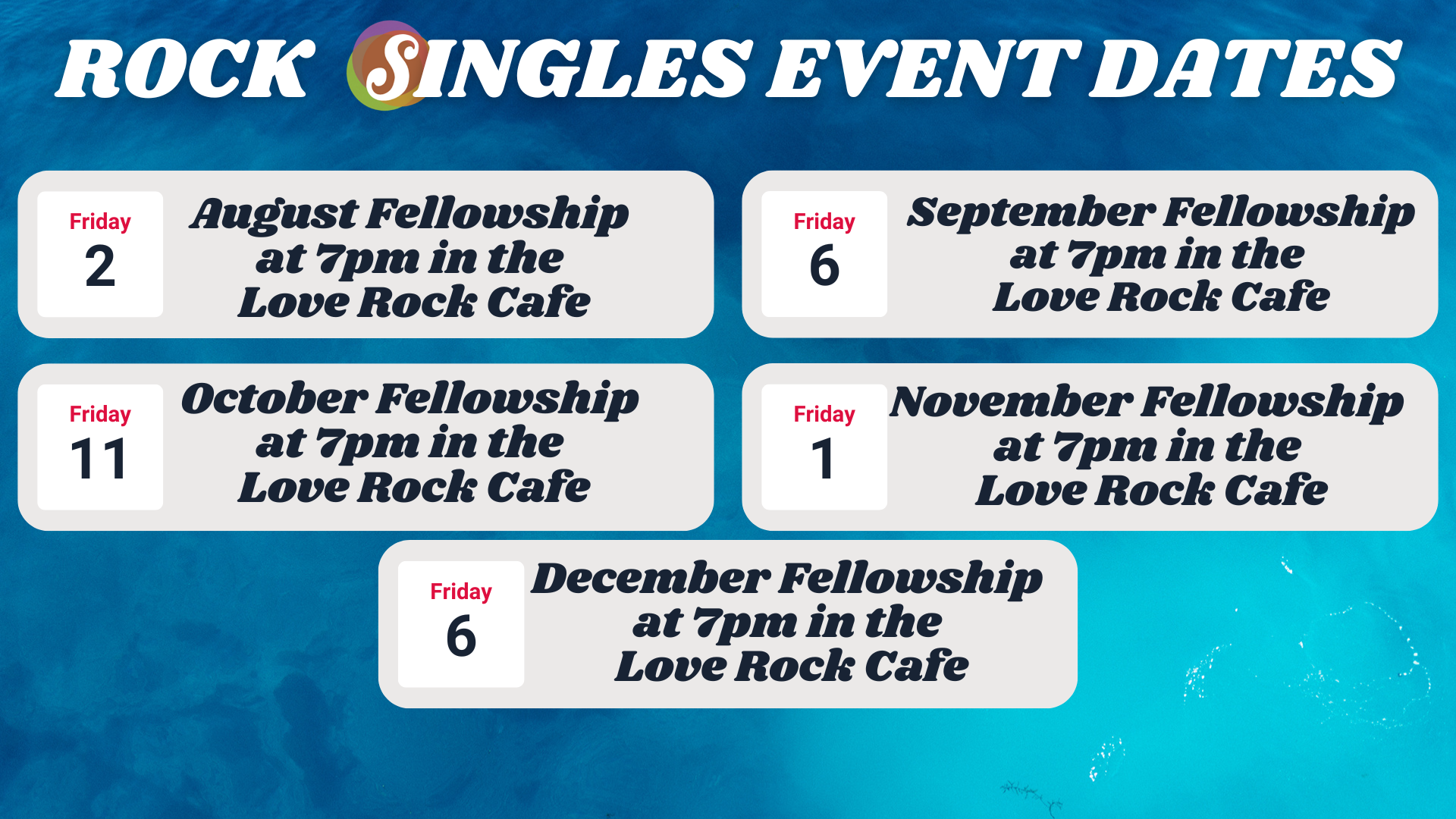 Rock Singles | The Rock Church